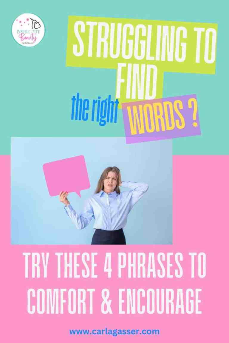 Struggling to Find the Right Words? || Download 4 Phrases to Comfort ...