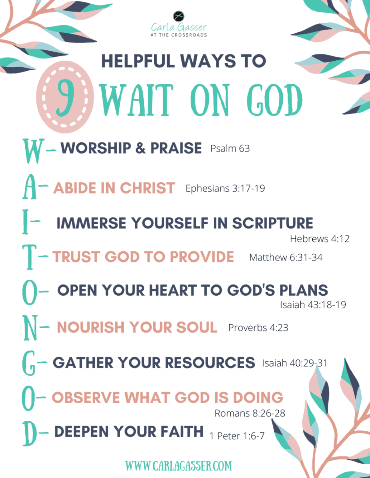 9 Helpful Things to Do While WAITING ON GOD