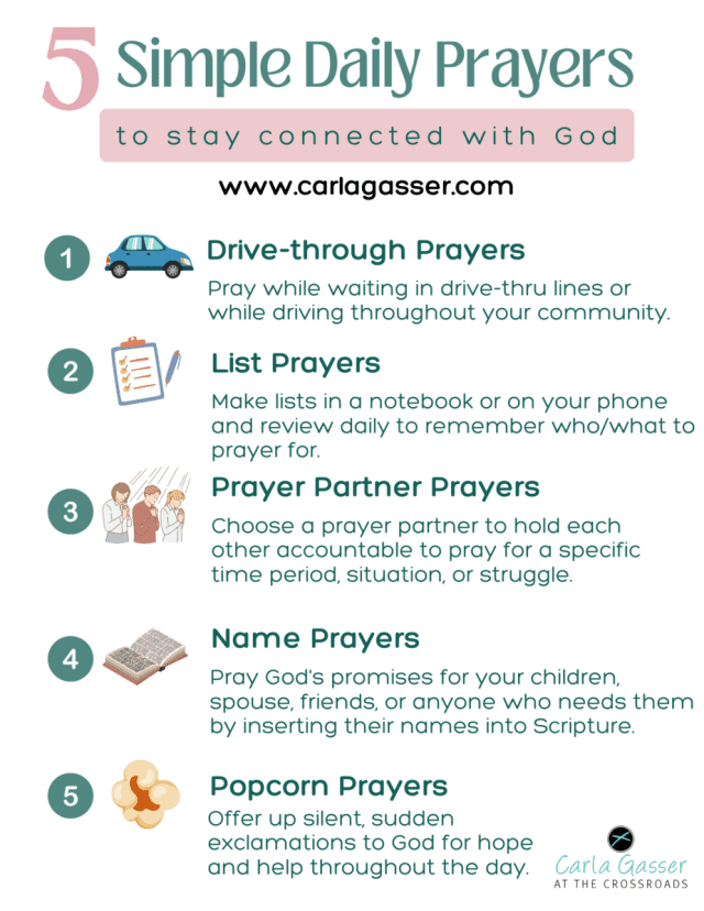 BE CONSTANT IN PRAYER: 5 SIMPLE DAILY PRAYERS TO STAY CONNECTED TO GOD ...